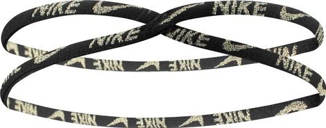 Bandeau Nike Fixed Lace Metallic Noir Unisex | Alltricks.fr