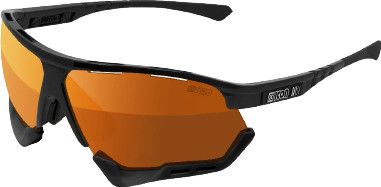 SCICON Aerocomfort XL Glossy Black / Bronze Mirror Goggles | Alltricks.com